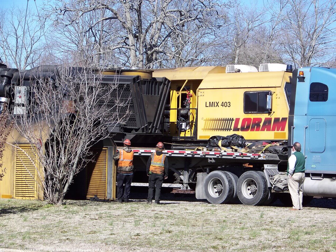 Loram Railgrinder 403 Diesel Change